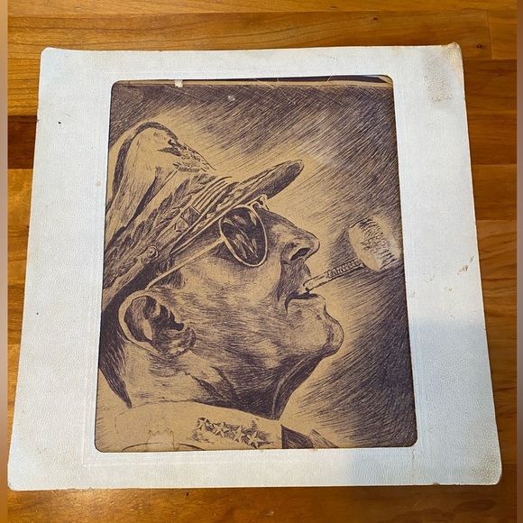 Art | Wwii Pencil Drawing Gen Douglas Macarthur Doyle Hughes Ky | Poshmark